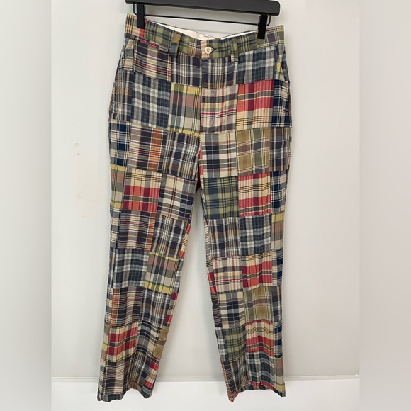 Polo Ralph Lauren | Pants | Vintage Polo Ralph Lauren Patchwork Madras ...